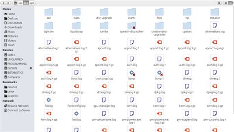 Logs Linux Org