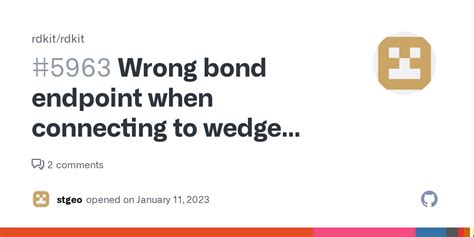 Wrong Bond Endpoint When Connecting To Wedge Bond In 2D Image Issue