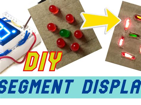 Diy Segment Display From Led S Arduino Project Hub