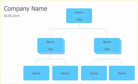 Blank Organizational Chart Template