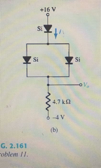 Solved 11 Determine Vo And I For The Networks Of Fig Chegg Com