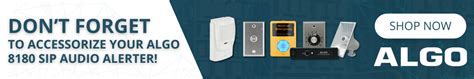 Algo 8180 Sip Audio Alerter Voip Supply
