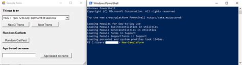 Simple Form Development Using Powershell Argon Systems