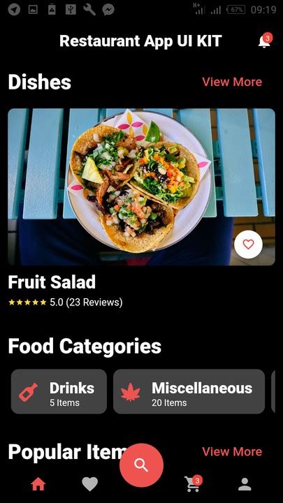 Flutter Restaurant Mobile App Programming Nigeria