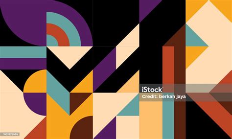 배경에 대한 여러 색상과 모양으로 추상적 인 트렌디 한 기하학적 패턴 팝 테마 디자인의 장식을위한 창조적 인 현대 디자인 요소 포스터 및 배너 벽지 템플릿 디자인 0명에