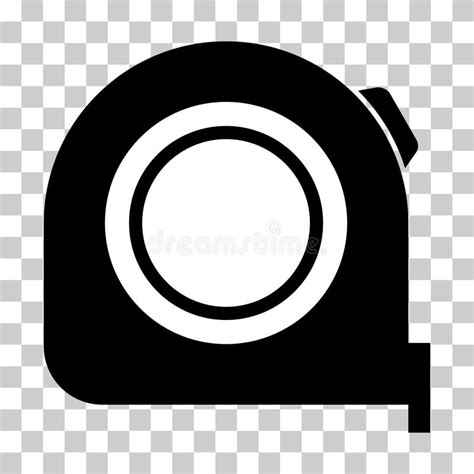 Measurement Tape Icon Measure Tool Concept Design Symbol Instrument Flat Vector Illustration