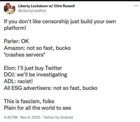 If You Dont Like How The Platform Is Run Build Your Own Social