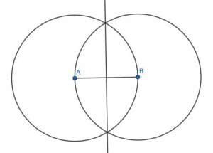 Constructing Perpendicular Bisector Explanation Examples