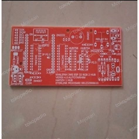 Jual Pcb Jws Rgb Esp32 Dua Hub Shopee Indonesia