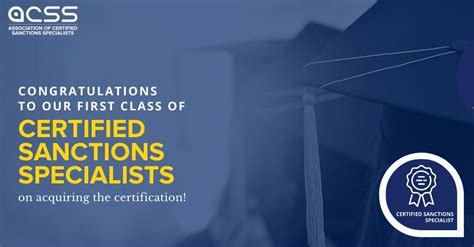 Anna Sayre Css On Linkedin Association Of Certified Sanctions Specialists Posted On Linkedin