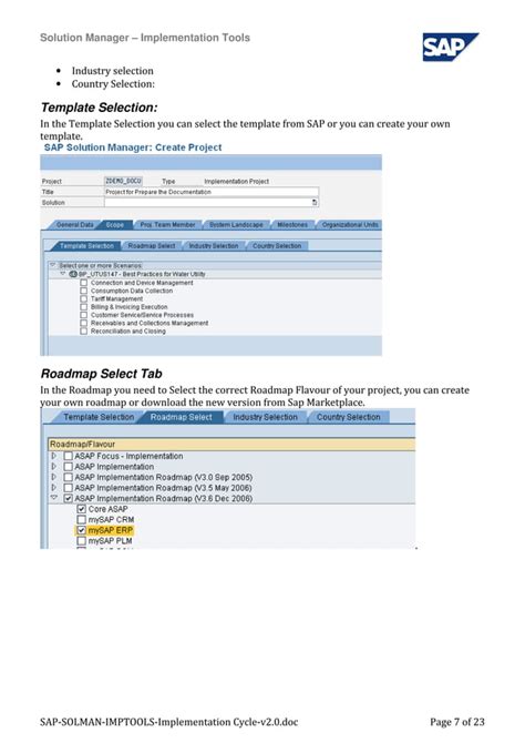 Sap Solman Imptools Implementation Cycle Pdf