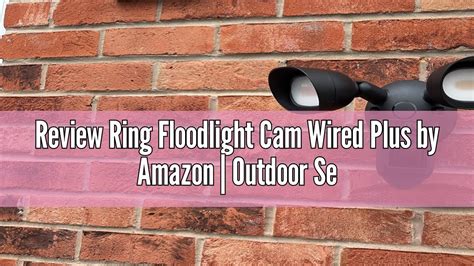 Review Ring Floodlight Cam Wired Plus By Amazon Outdoor Security Camera 1080p Hd Video Led