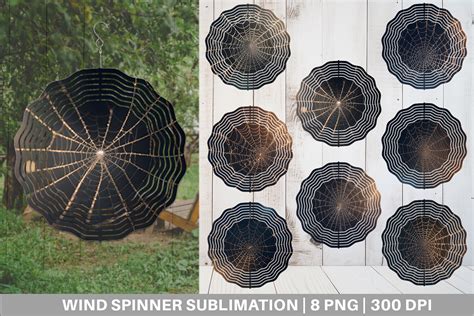 Wind Spinner Spider Web Graphic By Artnoy Creative Fabrica