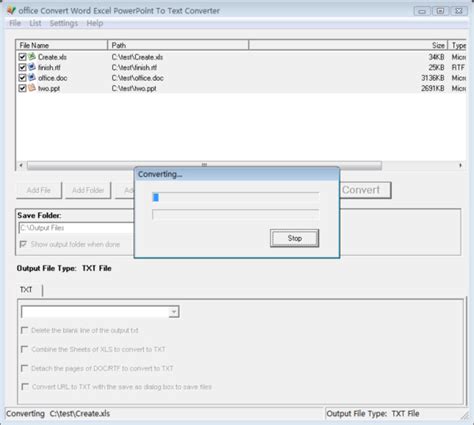 Office Convert Word Excel Powerpoint To Text Converter 61 Screenshots