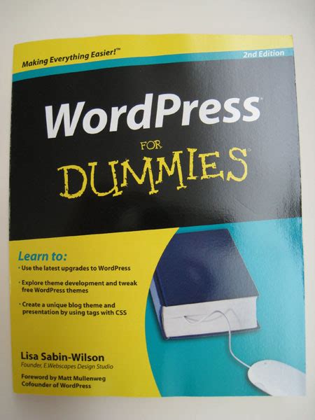 wordpress for dummies 2nd edition blog