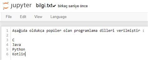 Dosya İşlemleri 12 Python Dersleri Tutorials
