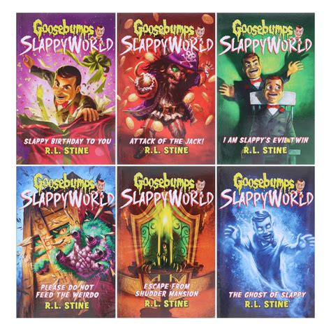 Goosebumps Slappyworld 6 Books Collection By R L Stine Ages 8 12