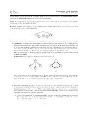 Hw Solutions Pdf CS Spring Problem Set With Solutions Due May Pm Please