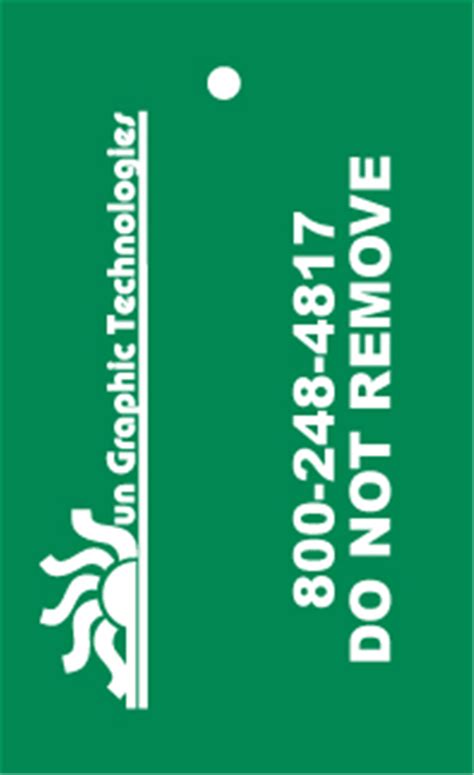 Backflow Tags ONE COLOR