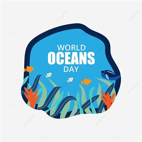 典雅的世界海洋日 世界海洋日 動物國潮動物 植物向量圖案素材免費下載，png，eps和ai素材下載 Pngtree