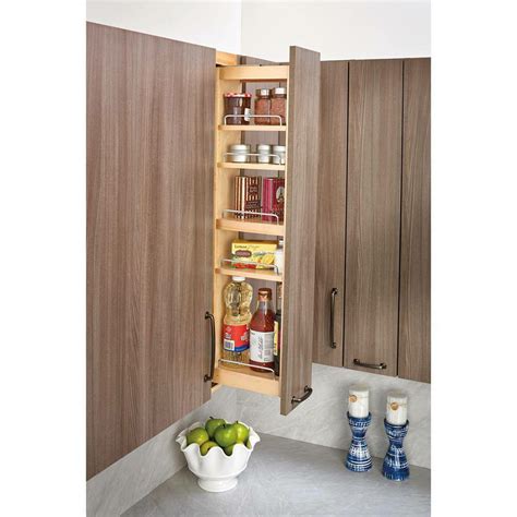 REV A SHELF 3 W X 30 H Pull Out Between Cabinet Wall Filler With Soft Close Rev A Shelf 432