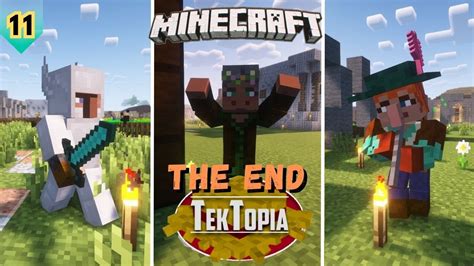 Tek Topia Tamil Episode 11 The End Minecraft Gameplay Cbe