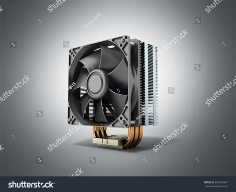 Active Cpu Cooler Aluminum Finned Heatsink Stock Illustration Shutterstock