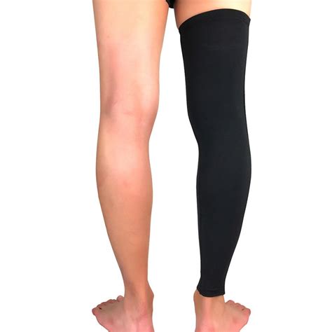 Badu Bg 1pc Цяла компресия на крака Мъжки баскетболни гети Спортни наколенки за футбол Колело