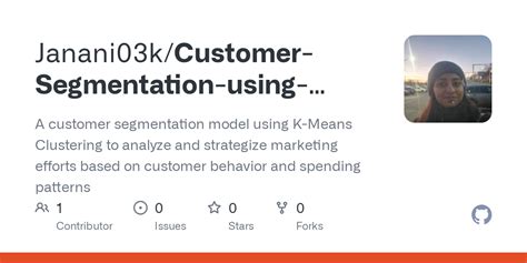 Github Janani03k Customer Segmentation Using Machine Learning A