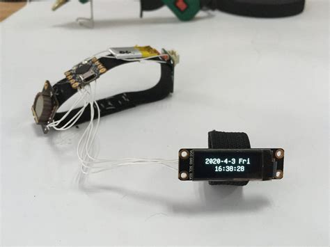 Making An Arduino Oled Ring Clock 5 Steps Instructables