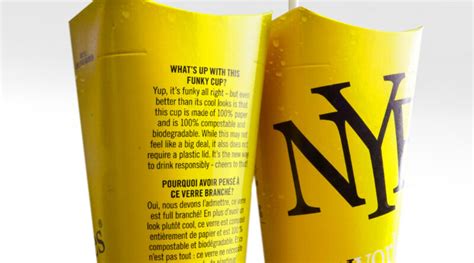 New York Fries Introduces 100 Compostable Cups Leading The Way In