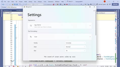 Modernizing NETpad Step By Step Part 3 Settings Premium Thurrott Com