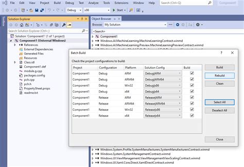 C Try To Create A Cwinrt Componet And Add A Reference To A Uwp App But Failed Stack