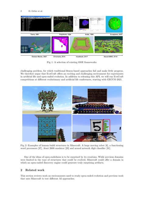 Evocraft A New Challenge For Open Endedness Deepai