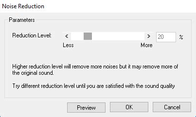 Noise Removal Dexster Audio Editor