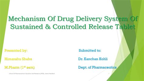 Controlled Release Sustained Release Pptpdf Download Now Dulomix