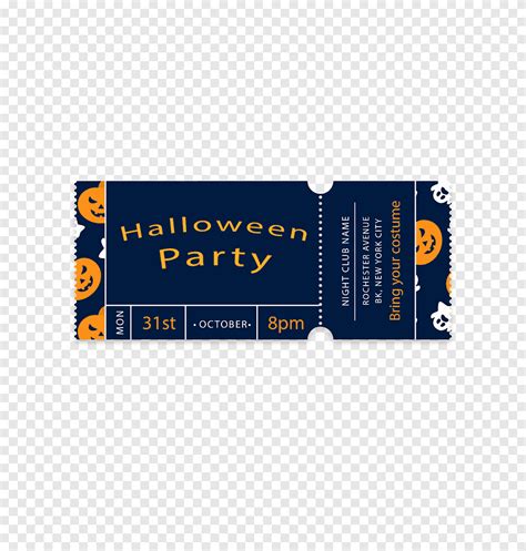 할로윈 초대장 할로윈 호박 Png Pngegg