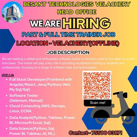 wearehiring techjobs trainerjobs chennaijobs fullstack datascience… santhana krishnan r