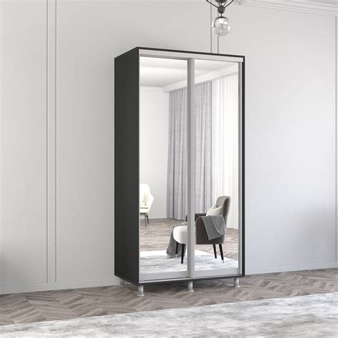 Dulap Cupe Model P 100x220x60 Cm Anthracite