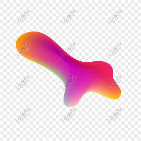 크리 에이 티브 불규칙한 그래픽 유체 그라디언트 요소