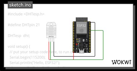 Dhtesp Wokwi Esp32 Stm32 Arduino Simulator