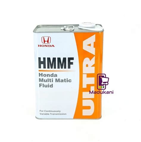Honda Multi Matic Fluid HMMF Ultra CVT Fluid 4 Litres - Madukani Online ...