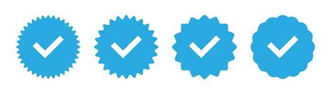 Verified Checkmark Tick Approved Checkmark Icon Verified Badge In Blue Approve Checkmark Tick