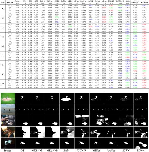 Table 9 From Multi Scale And Detail Enhanced Segment Anything Model For Salient Object Detection
