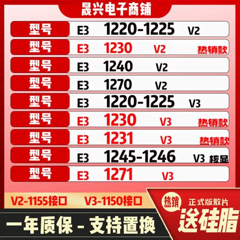 [優選出貨]e3 1230v2 1230 V3 1231v3 E31240 1270v3 1275v3 1220v3 1 蝦皮購物