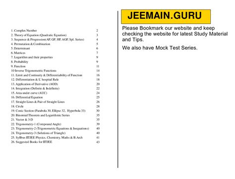 Jee Main Advanced Mathematicsdifferential Equation Notes Part4