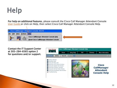 PPT Cisco Call Manager Attendant Console PowerPoint Presentation Free Download ID