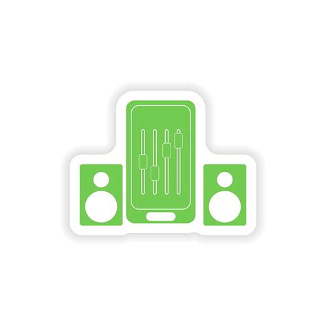 흰색 배경 휴대 전화 벡터에 종이 스티커 Eps Ai Uidownload