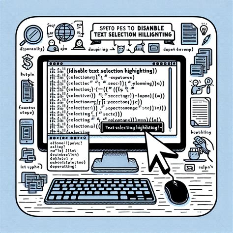 How To For Turning Off Text Selection Highlighting By Denis Bélanger