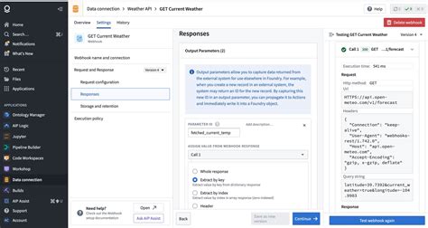how to find and use webhook output parameters ask the community